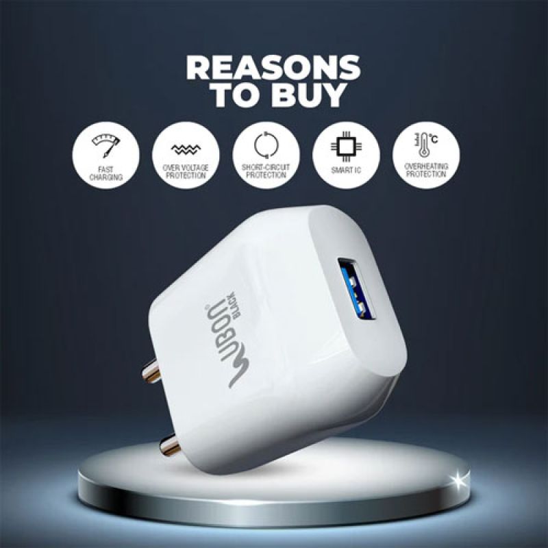 UBON Boost Series CH-58 - 15W Micro USB V8 Mobile Fast & Safe Charger ...